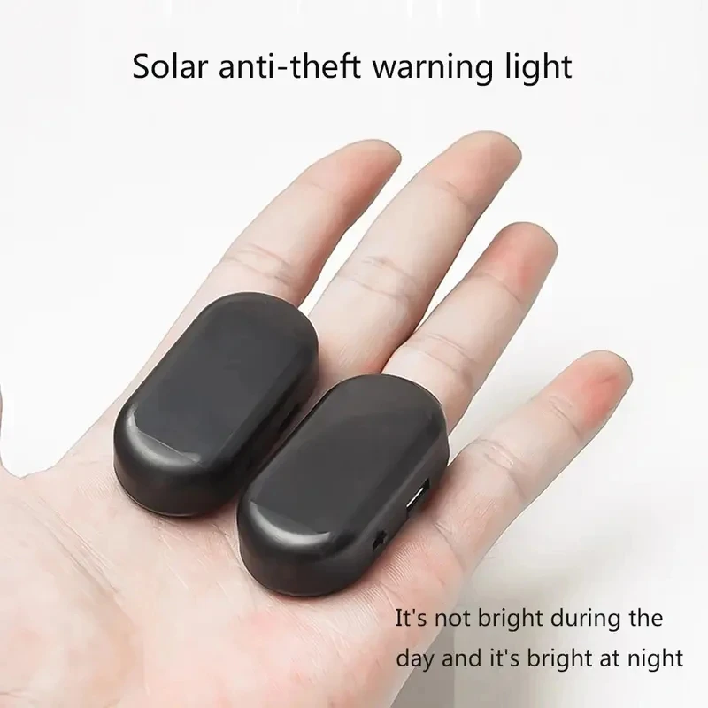 Car LED Solar Powered Fake Security Light - Anti-theft