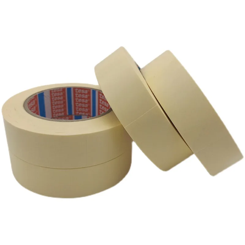 Tesa 4302 Tape Light Yellow Masking Paper High Temperature Resistant ...