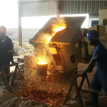 Cheap Induction Oven Furnace Tilting Steel Foundry Smelting Machine ...