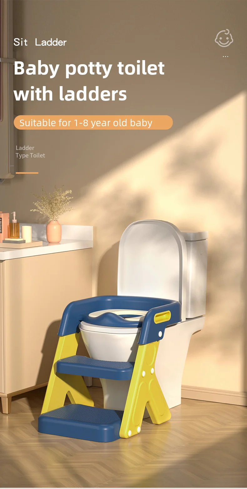 Potty Training Toilet Seat With Step Stool Ladder For Boys And Girls ...