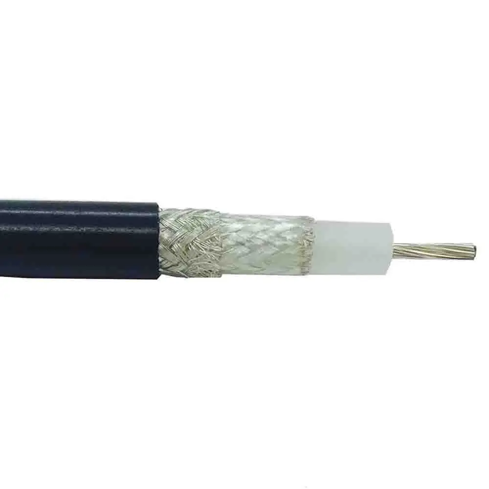 Flexible Coaxial Cable double shielded PVC RG214 Coax Cable| Alibaba.com