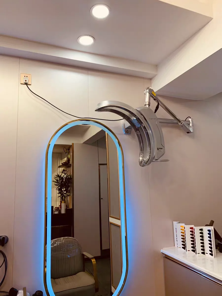 Wall Mounted Infrared Hair Color Processor Electric Hair Equipment In ...