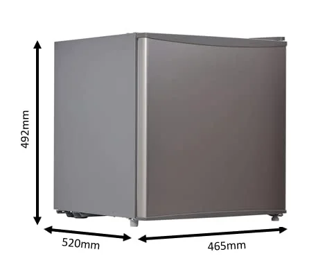 48 Litre Single-door Compact Refrigerator Mini Fridge Reversible Door ...