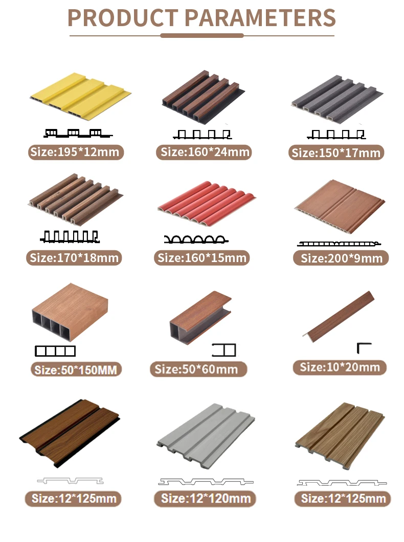 Wpc Great Wall Panel Cladding Wpc Wall Panel For Home Decoration - Buy ...