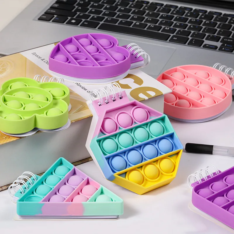 2022 Pop Push Popper Bubble Spiral Popit Notepad Children's Silicone ...