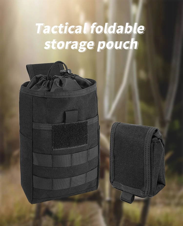 Sabado Tactical Molle Magazine Dump Drop Pouch Edc Bag Foldable ...
