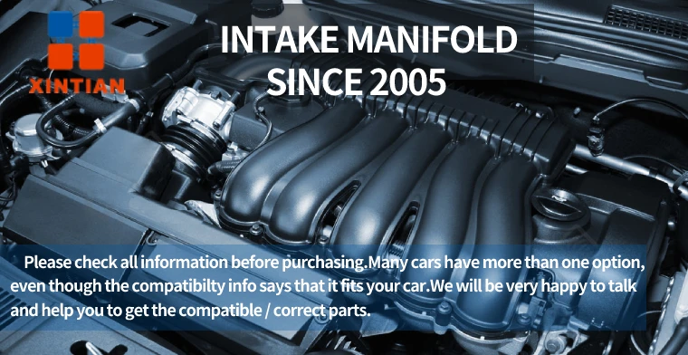 Xtj-037 Air Intake Manifold 11617789288 11617800586 Fits 04-13 3.0l Bmw ...