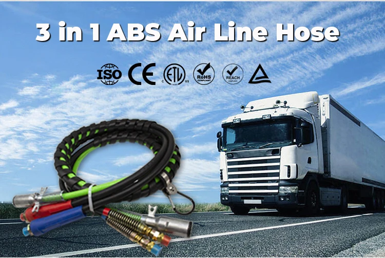 DOT 7 Core Green 12 ft 3 in 1 Abs/air Power Truck Tractor US Type Semi ...