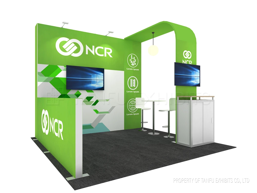 Custom Manufactured Modular System Exhibition Booth Event Booth - Buy ...