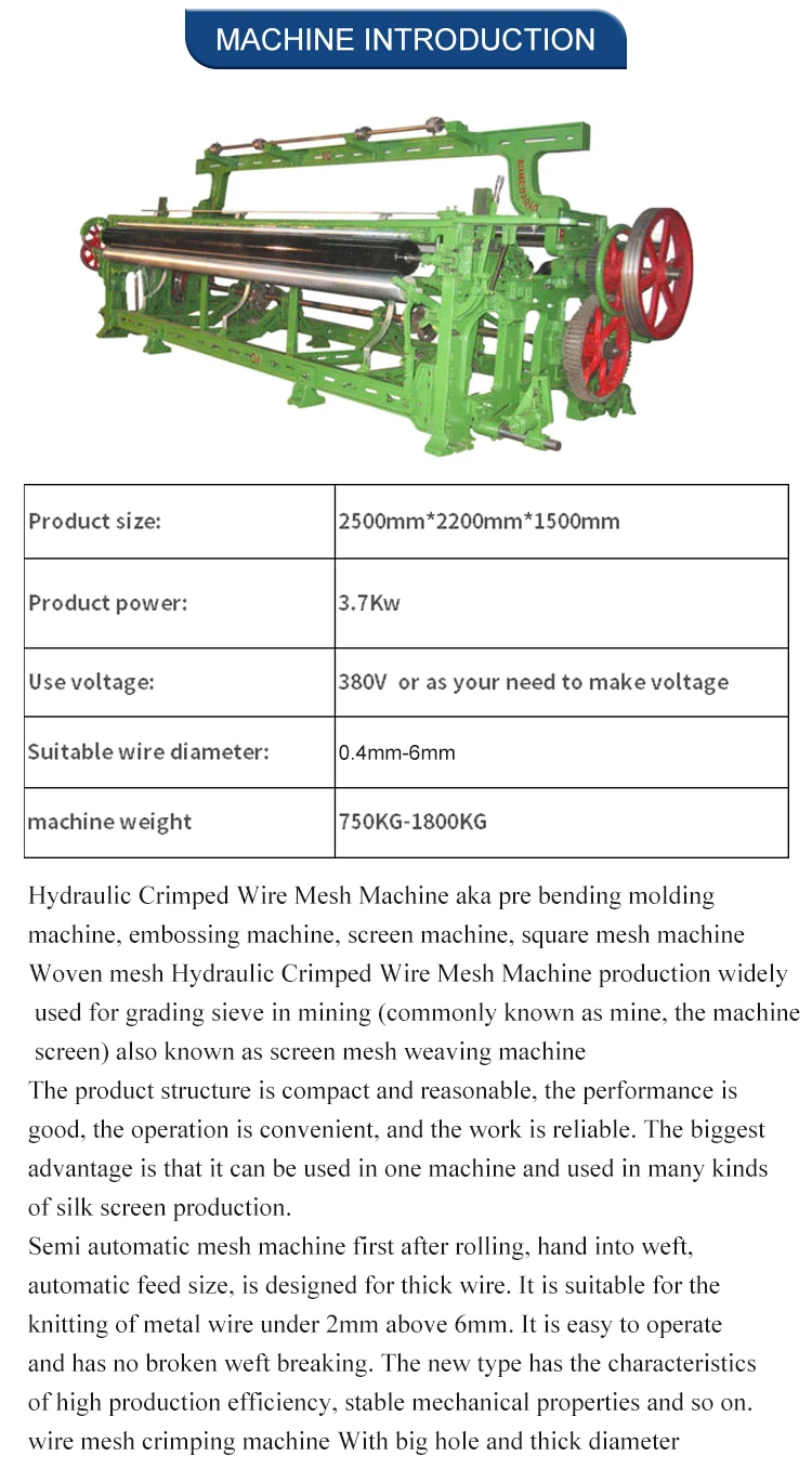 Wire Weaving Mesh Machine Hot Sale Factory Price Stainless Steel Window ...