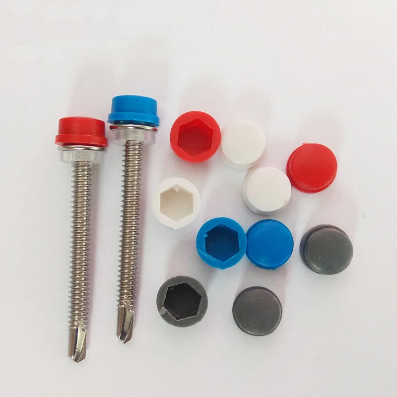 Hexagonal self-tapping self-drilling screw nylon plastic waterproof and ...