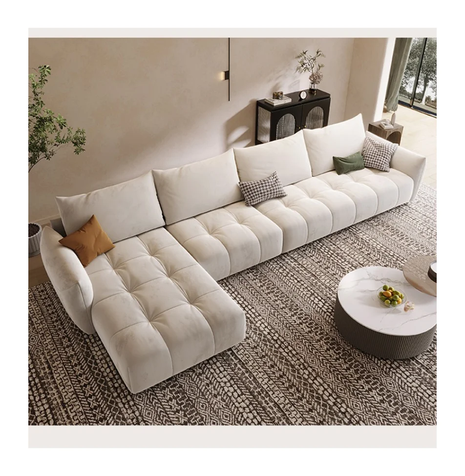 Modern Design Fabric sofa set Minimalist luxury Modular Sofa living ...