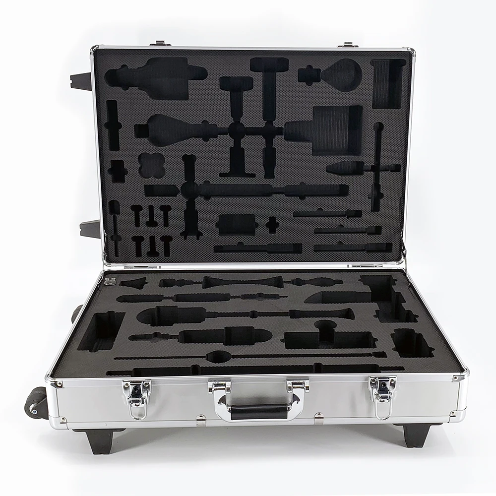 Custom Size Tools Case - Hard Aluminum Trolley with Wheels