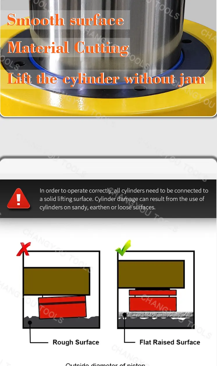 RSC-3050 30 Ton Hydraulic Lifting Jack Cylinder - ODM | Wholesale