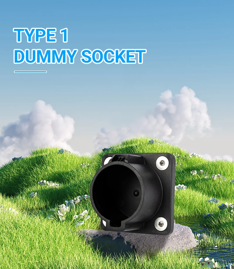 Sae J1772 Electrical Vehicle Socket Type 1 Ev Connector Dummy Socket For Type 1 Plug - Buy Type ...