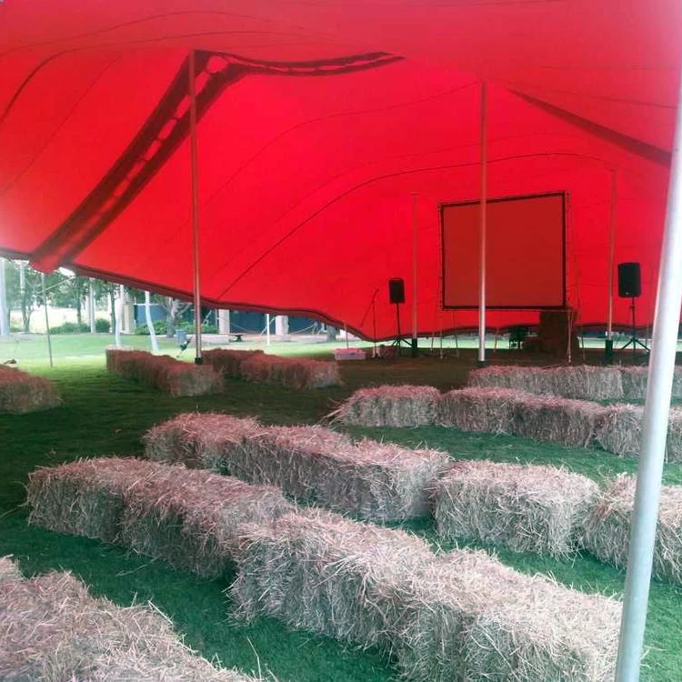 Strong Durable Stretch Tents 10x10m Fabric Waterproof Stretch Tent For ...