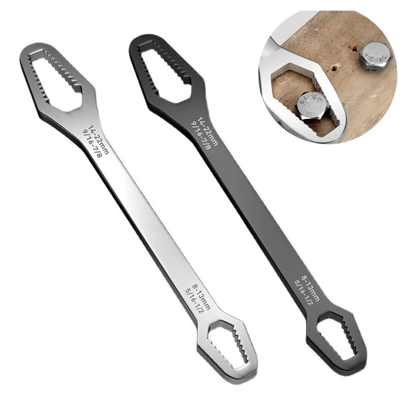 Self-tightening Universal Ring Wrench Repair Tools Double End ...