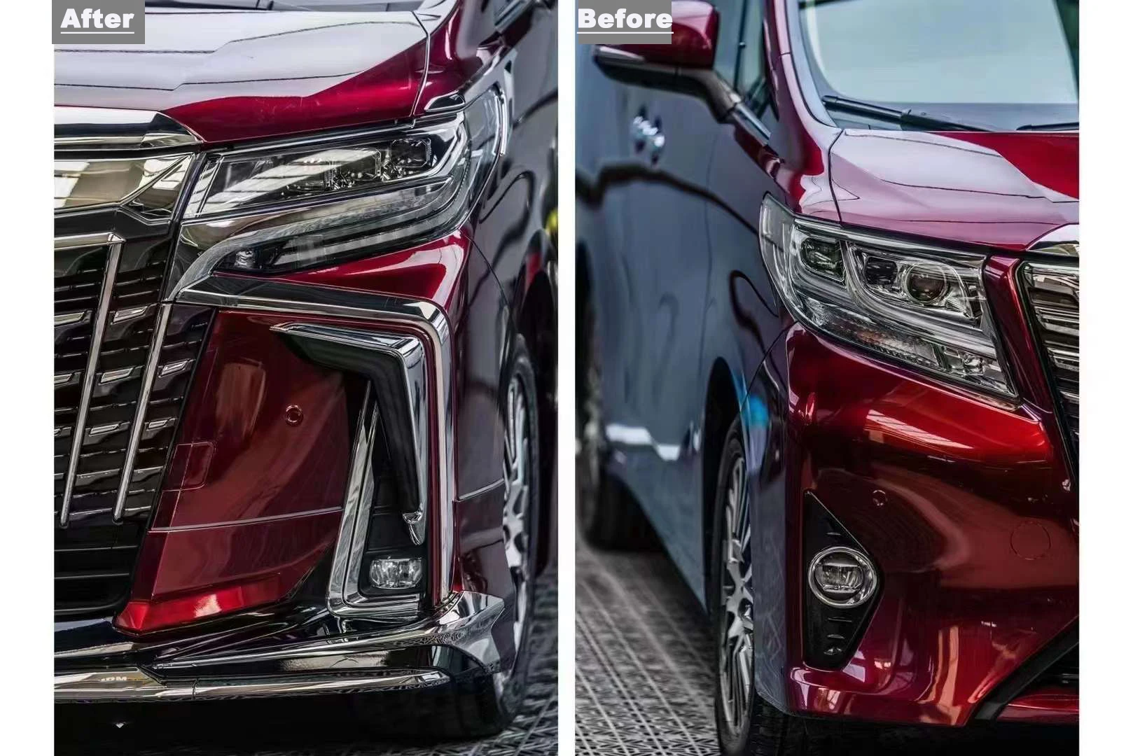 Genuine Body Kit for TOYOTA Alphard Upgrade 2019+ Sc Front Car Bumper ...