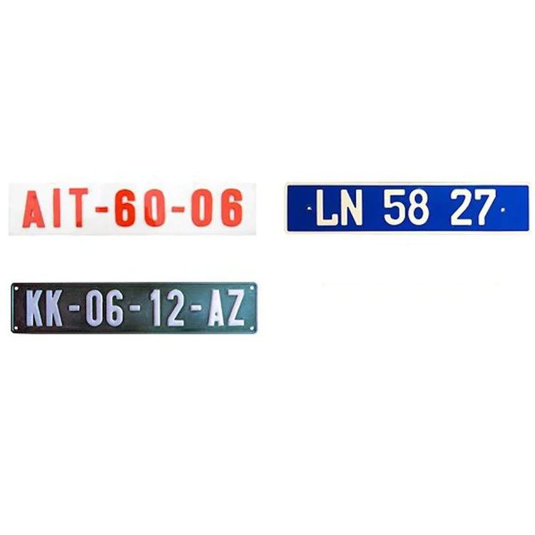 Benin License Plates Custom Embossed Blank Sublimation Car Aluminum ...