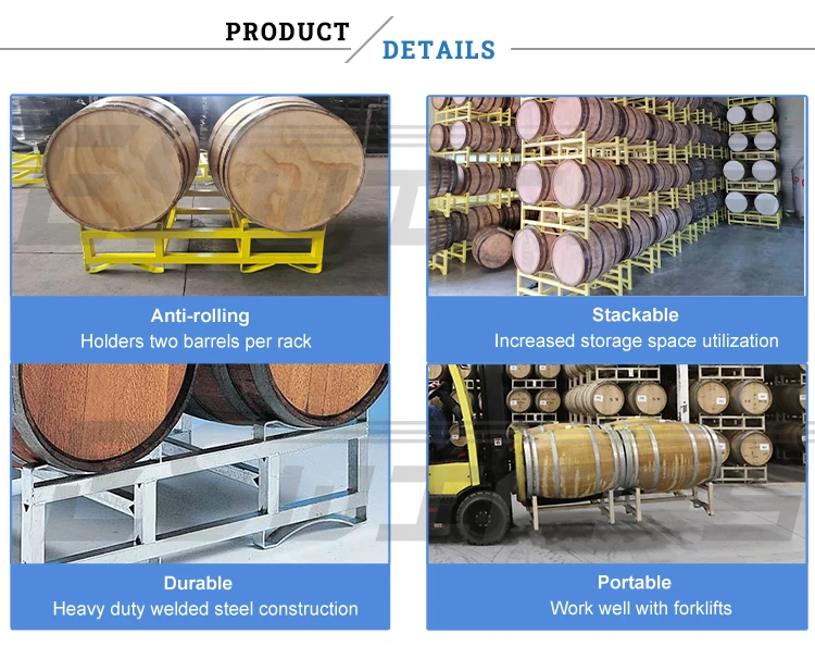 Galvanized Steel Wine Barrel Rack Wisky Bottle Oil Drum Rack| Alibaba.com