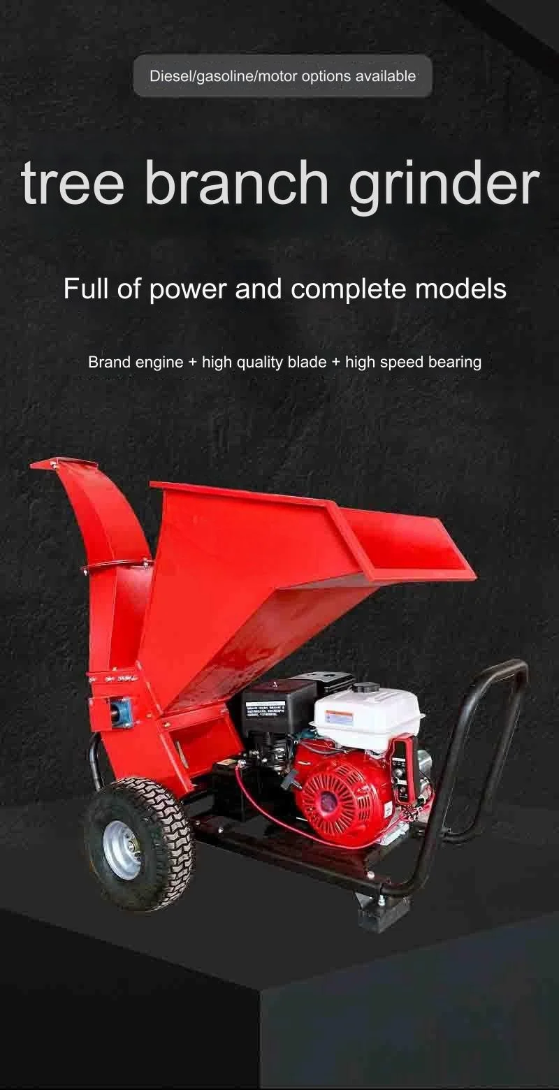 Orchard Straw Shredder 220v Discharging Particle Size: 30mm Chipper ...