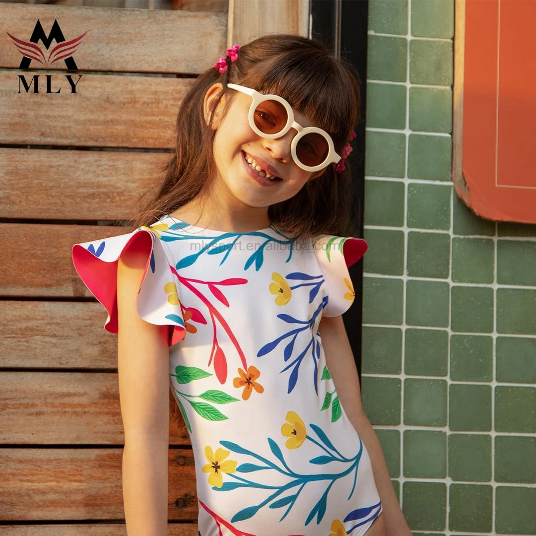 MLY Digital Printing One Piece Custom Kids Swimwear Girl Children ...