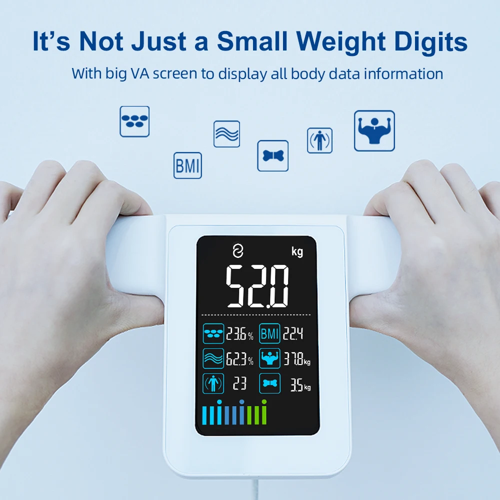 Smart Digital Display 8-Electrode Weighing Scale Blue-tooth Function ...