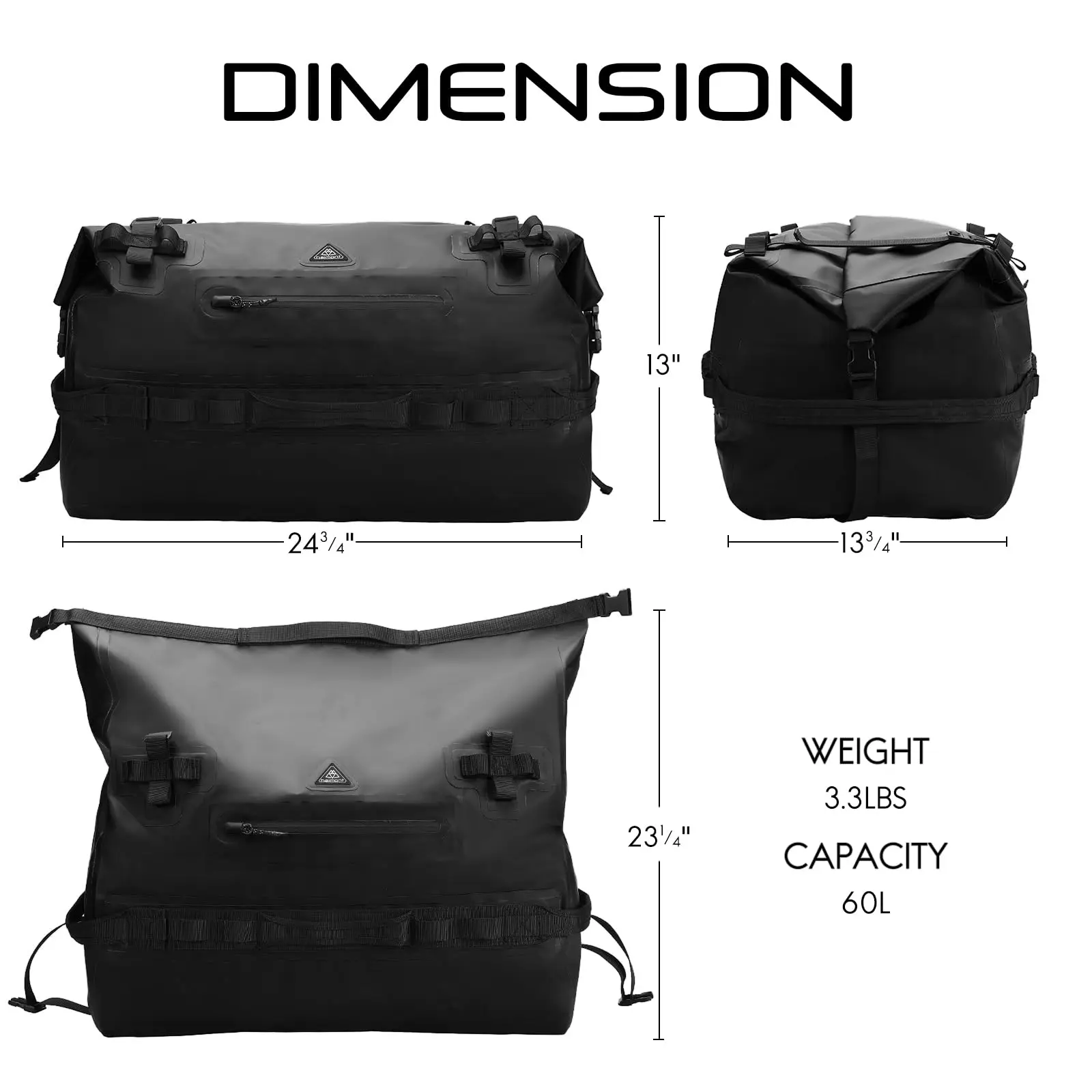 Large Waterproof Duffel Backpack G Roll-top Dry Duffel Backpack Large ...