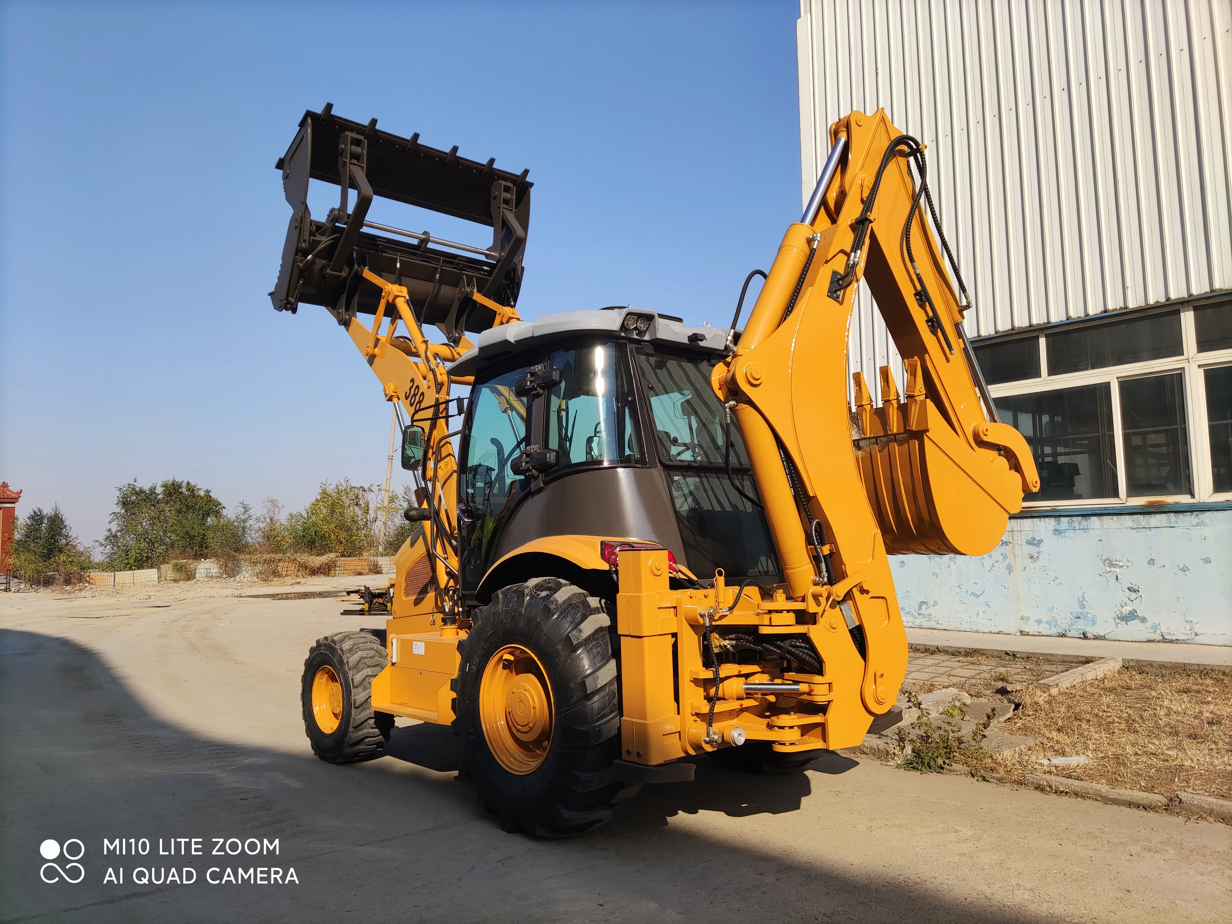 Chinese INFRONT Loader New Backhoe Loader 4x4 Compact Tractor with ...