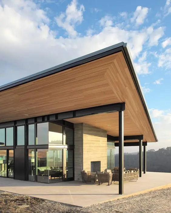 Aluminium Timber Look Fire-Rated Soffit Wall Cladding