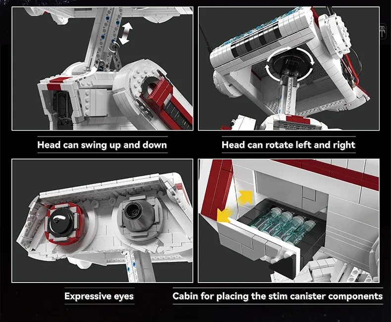 Mould King 21052 Star Plan The Bd-1 Jedi Robot Model Compatible With ...