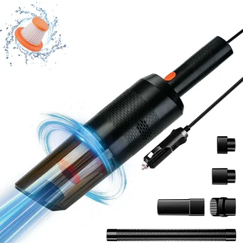 12v Dc Mini Portable Wet Dry Portable Hand Held Powerful Wireless Car ...