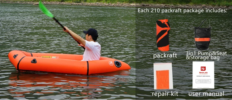 Universal and Ultralight Single Seat 420d TPU Customized LOGO Packraft ...