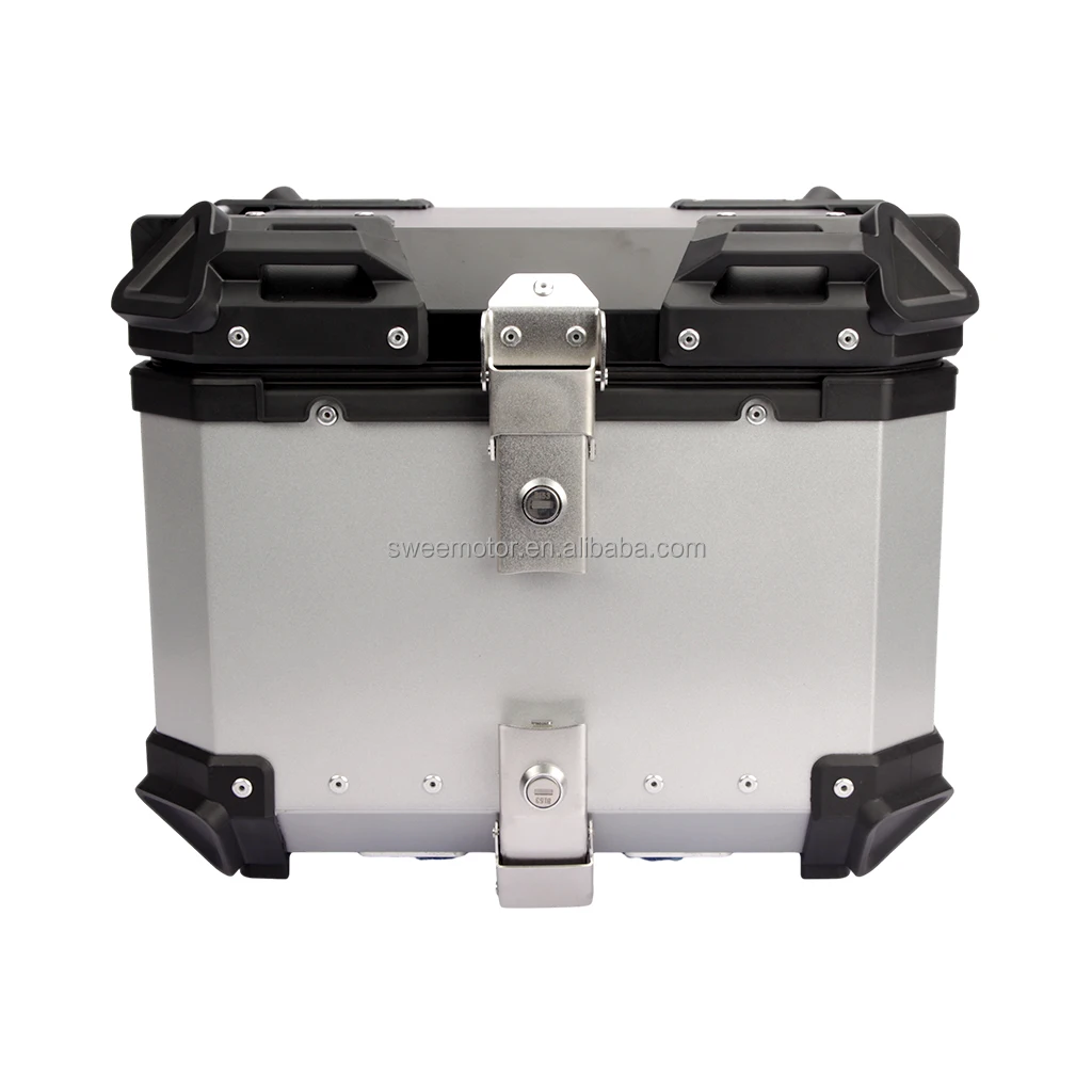Sweer 45l Motorcycle Tail Box Aluminum Alloy Top Case Motorcycle Trunk ...
