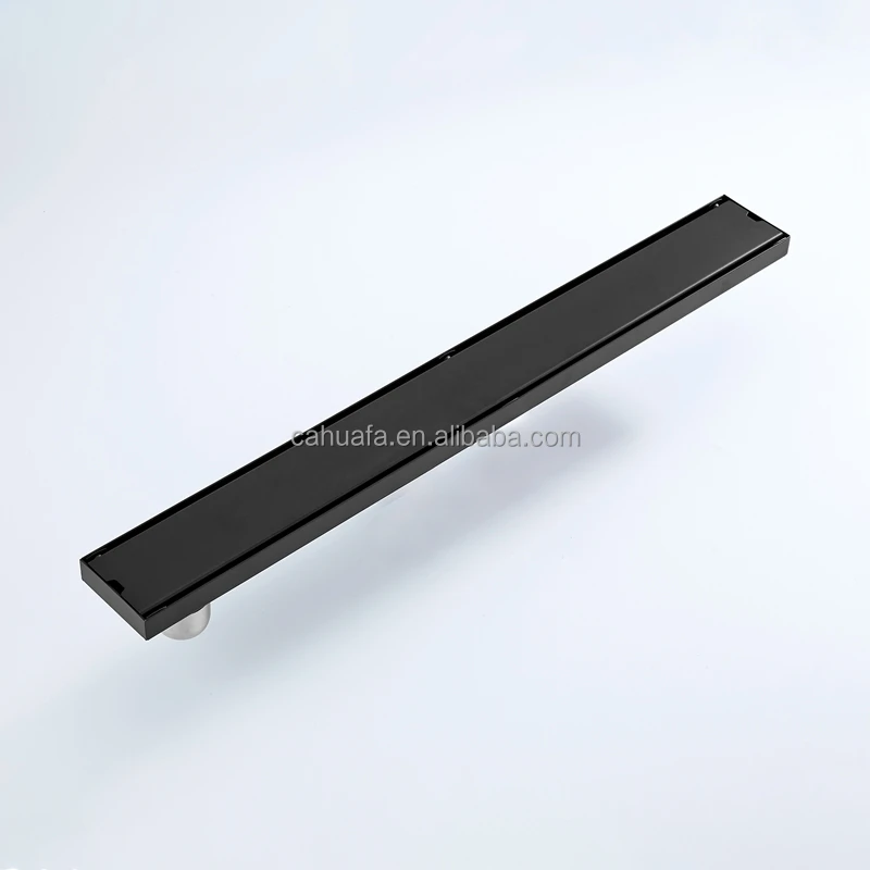 HF 304 Stainless Steel Matte Black Linear Tile Insert Shower Channel ...