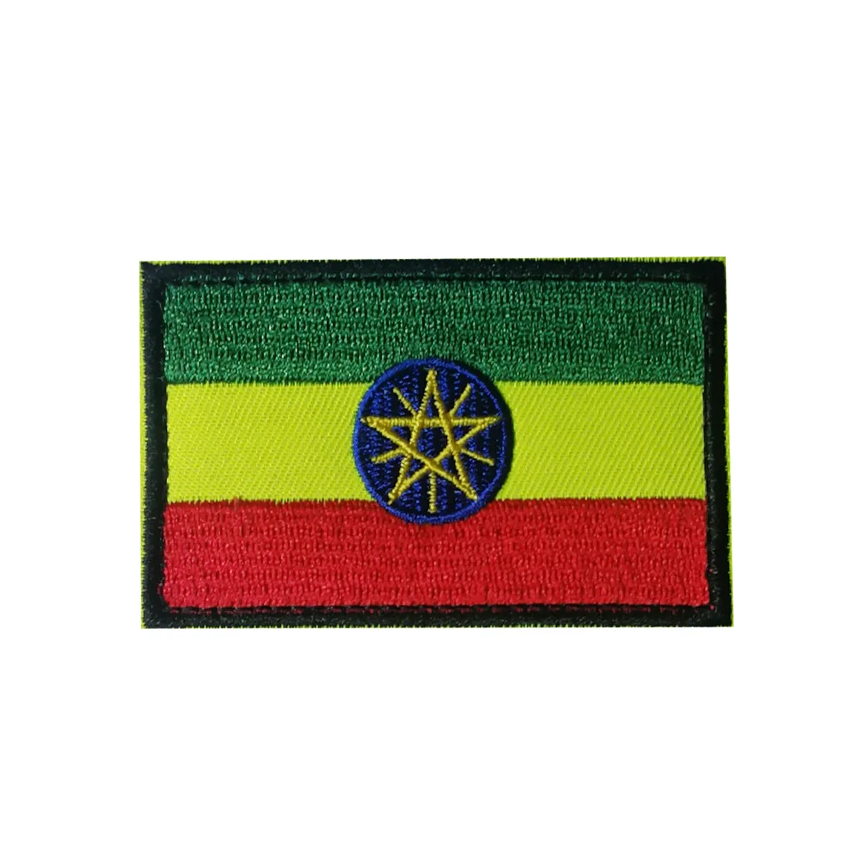 African Countries Flags Embroidery Patches with Hook Loop