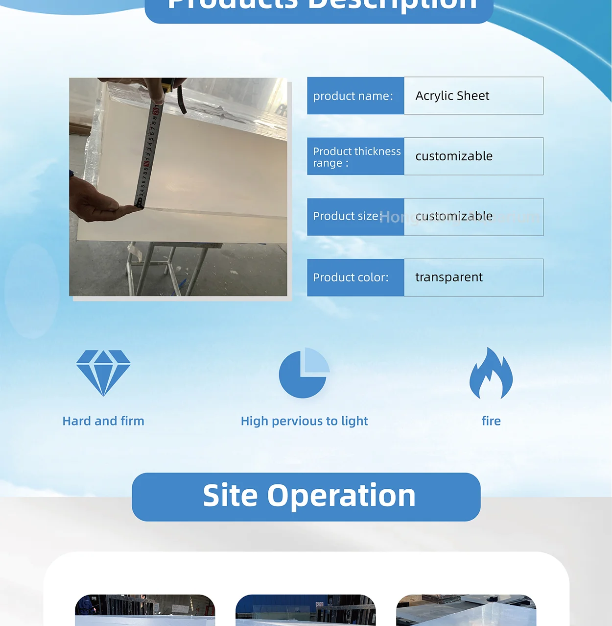 High Quality Transparent Cast Frosted Acrylic Sheet Printing Machine ...