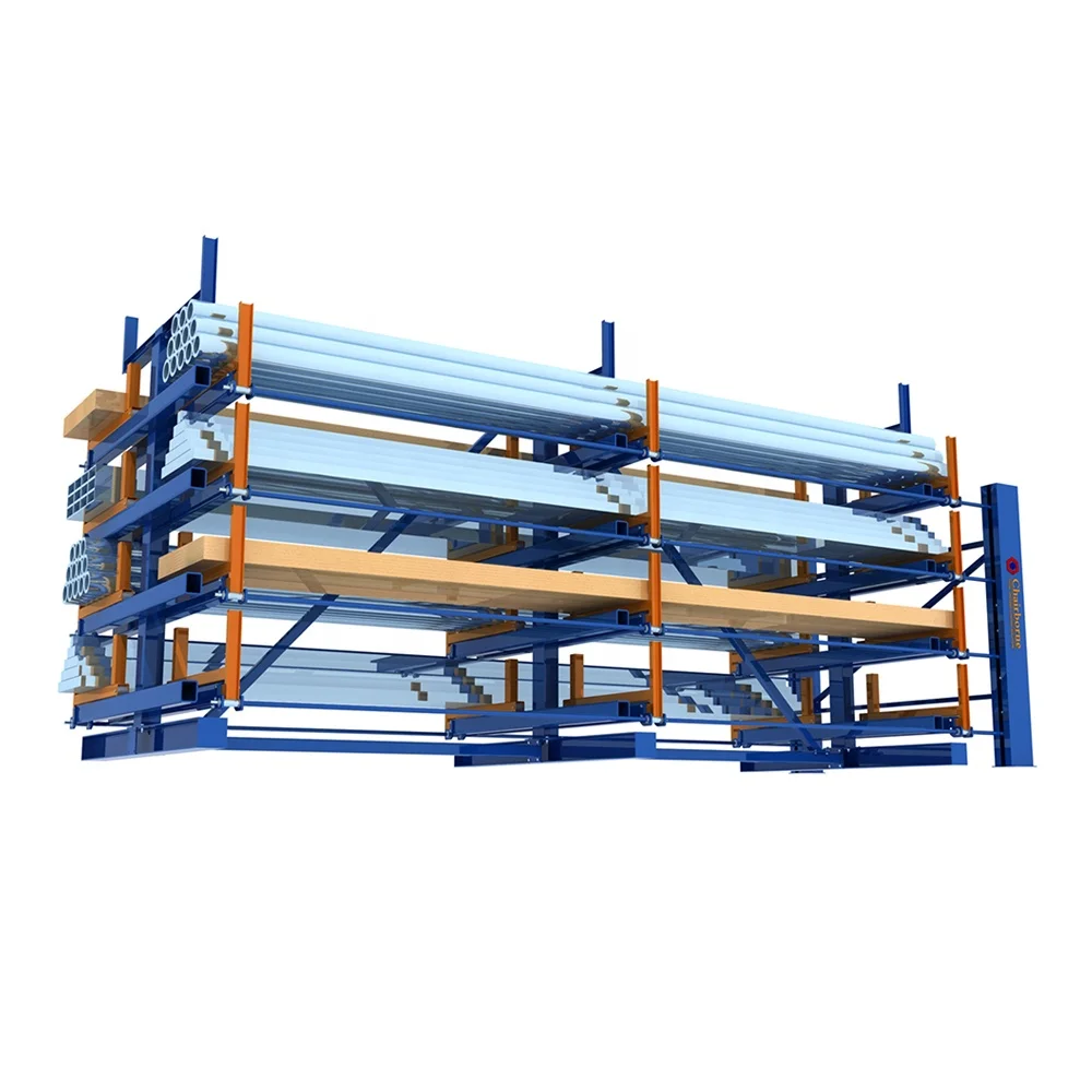PVC Pipe Storage Steel Metal Sheet Cantilever Rack for timber storage ...