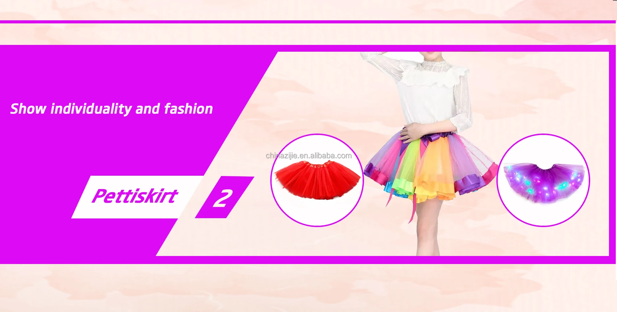 Cute Princess A-line Dress For Girls Mini Tutu Style With Rainbow ...