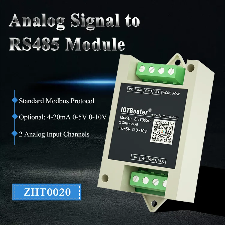 Modbus Relay Digital Input Signal Acquisition 2 Channels Analog To ...