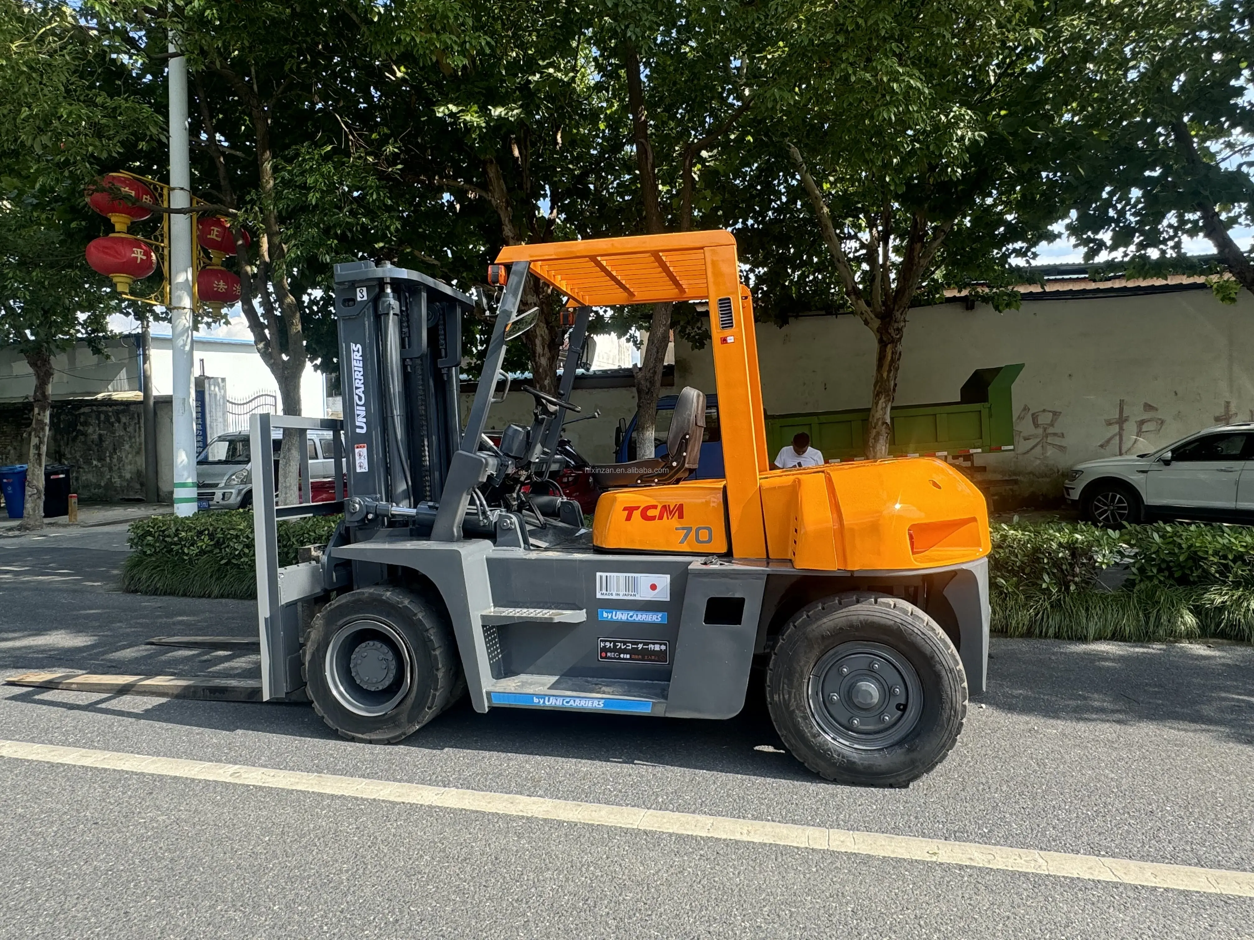 Used Japan tcm 7ton Forklift tcm Japan FD70 FD80 Forklift in Original ...