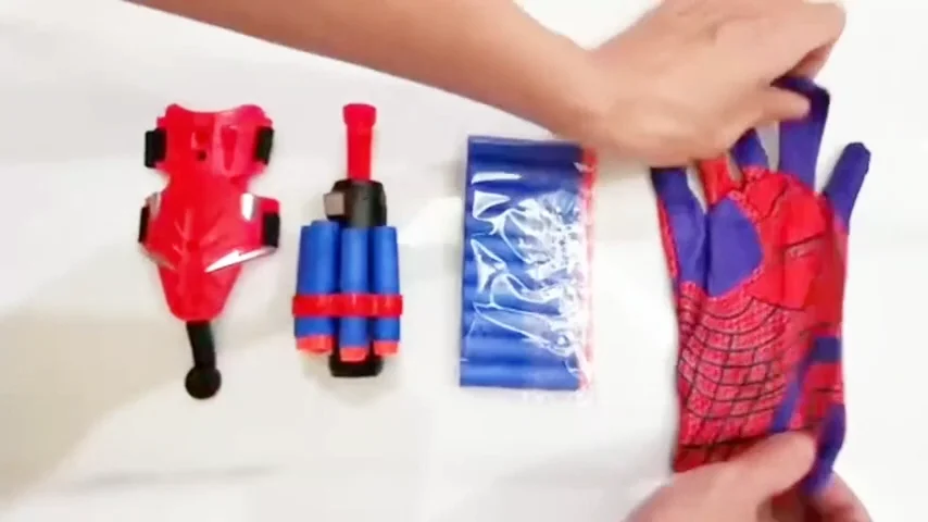 Spiderman Web Shooter Spider Gloves Man Web Shooter Toy For Kids With 5 ...