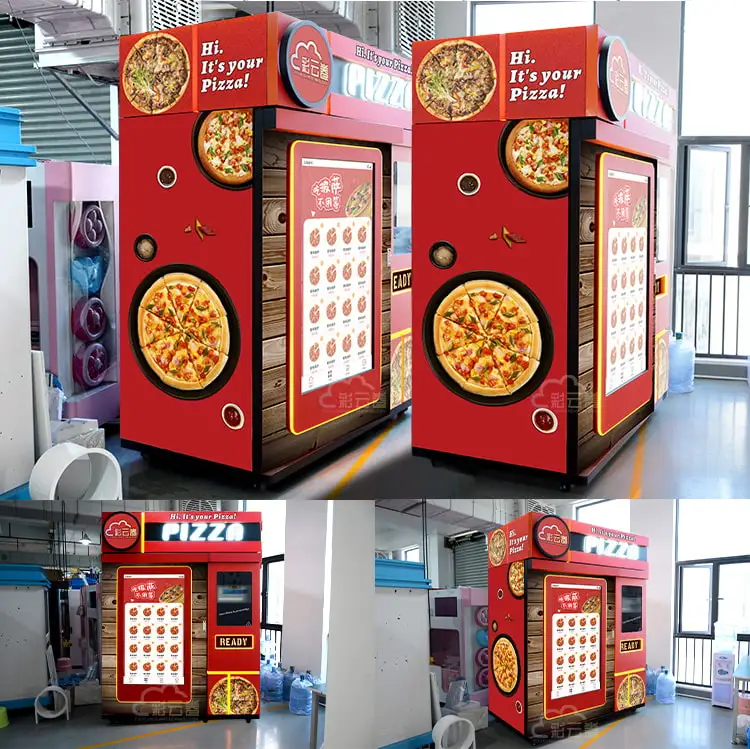 Commercial Robot Pizza Making Vending Machine Fast Food Fully Automatic ...