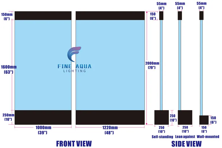 Customized Dancing Water Bubble Panels Rgb Lighting Home Decor Wall ...