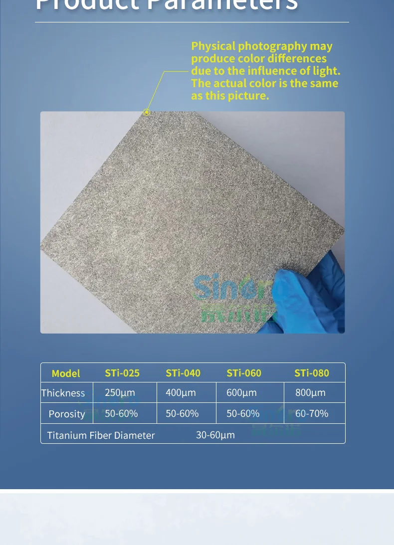 Titanium Felt - Durable Electrolytic Water Anode Solutions