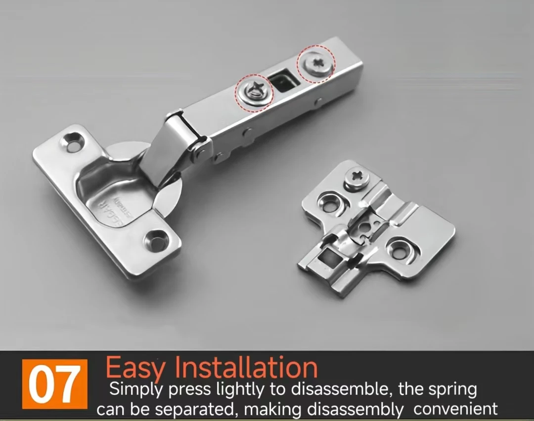 Reggar Soft Close Hydraulic Clips - 165° Furniture Hinges