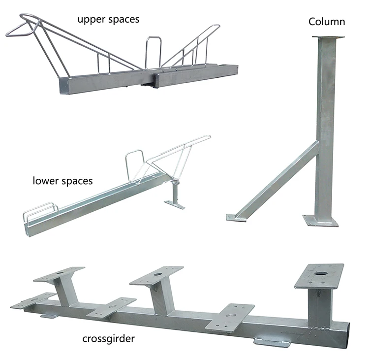 Durable Double Decker Bike Rack - High Capacity & Durability