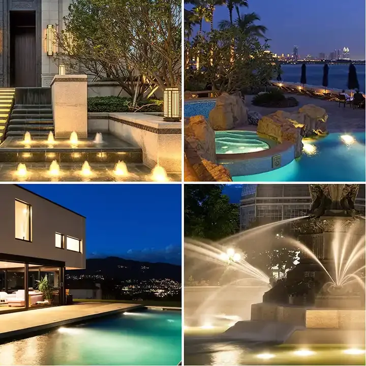 Solar Outdoor Underwater Waterproof Led Landscape Spotlights For Garden ...