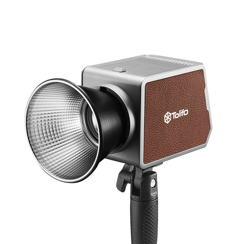 TOLIFO PL-100RGB 100W Portable COB LED Video Light for Vloggers