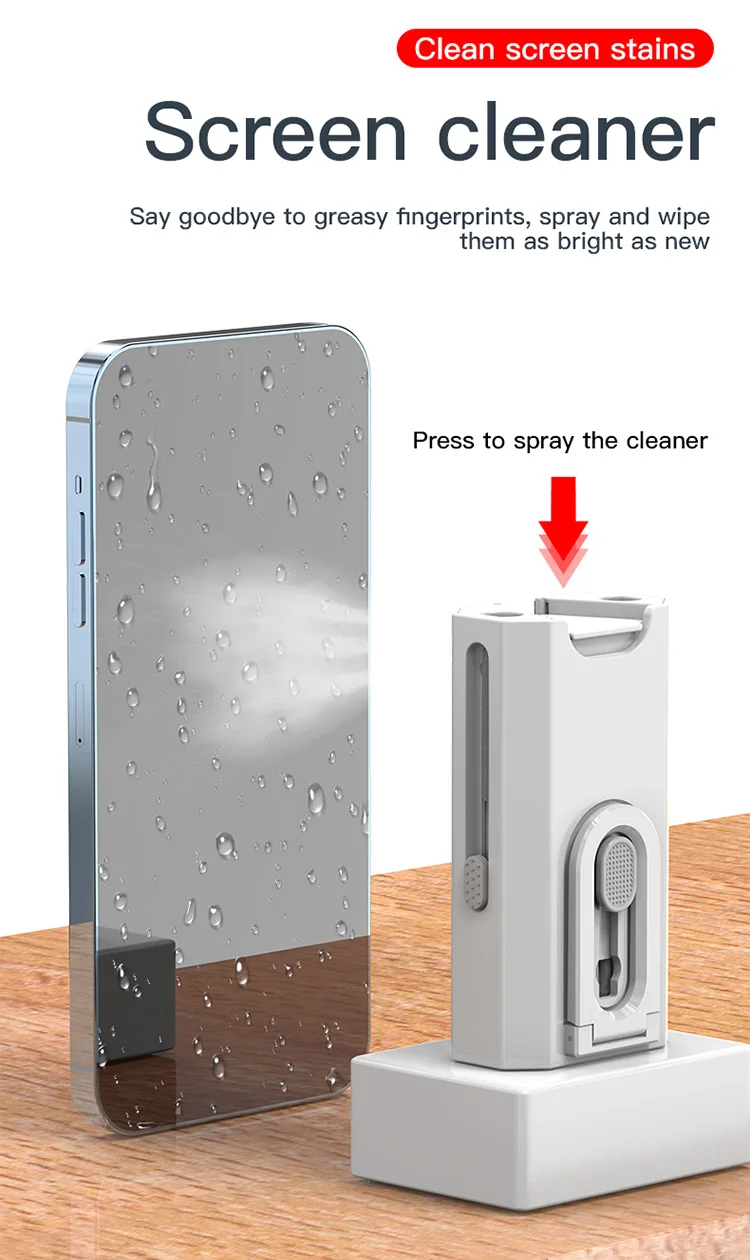 7in1 Cleaning Kit - Efficiently Clean Earbuds & Screens